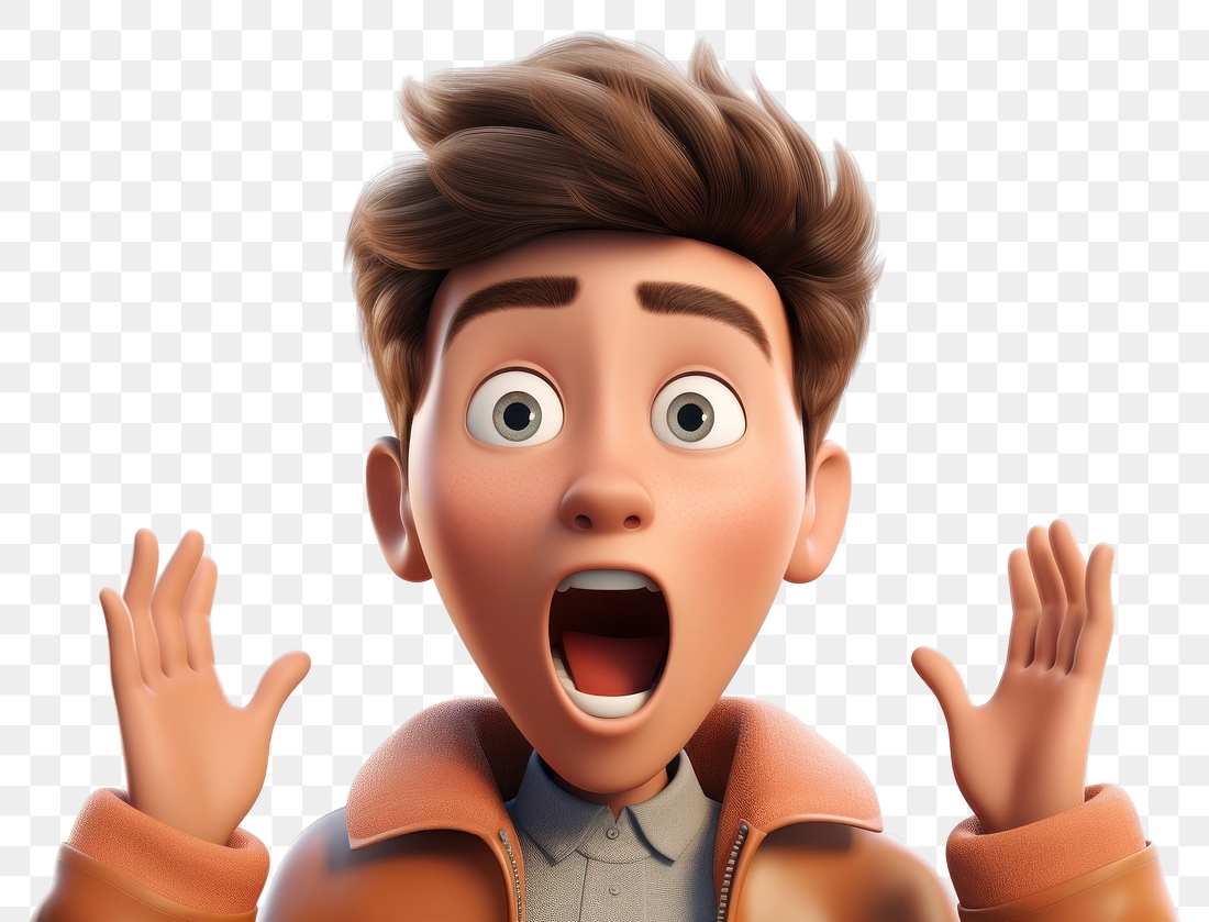 PNG Cartoon shock face transparent | Premium PNG - rawpixel