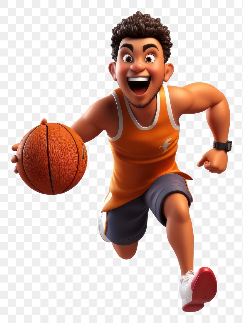 PNG Basketball cartoon sports playing | Free PNG - rawpixel