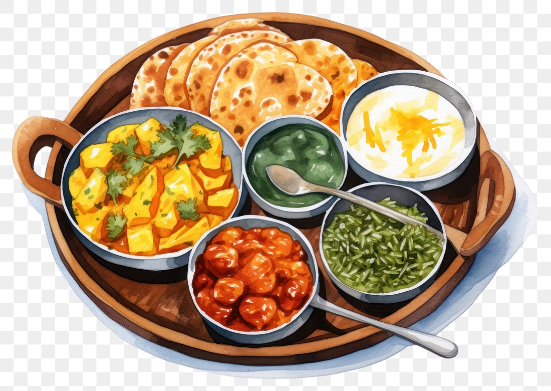 PNG Lunch food meal dish. | Premium PNG - rawpixel