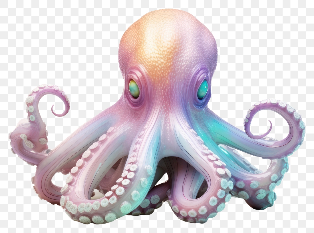 PNG Octopus animal invertebrate translucent | Premium PNG - rawpixel