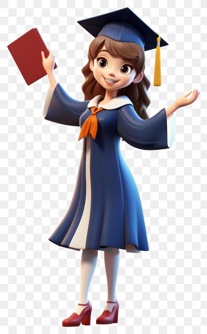 PNG Graduated girl teenager graduation | Premium PNG - rawpixel