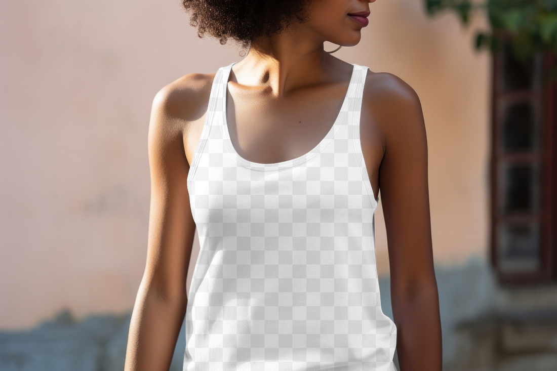 Tank top png, transparent mockup | Premium PNG - rawpixel