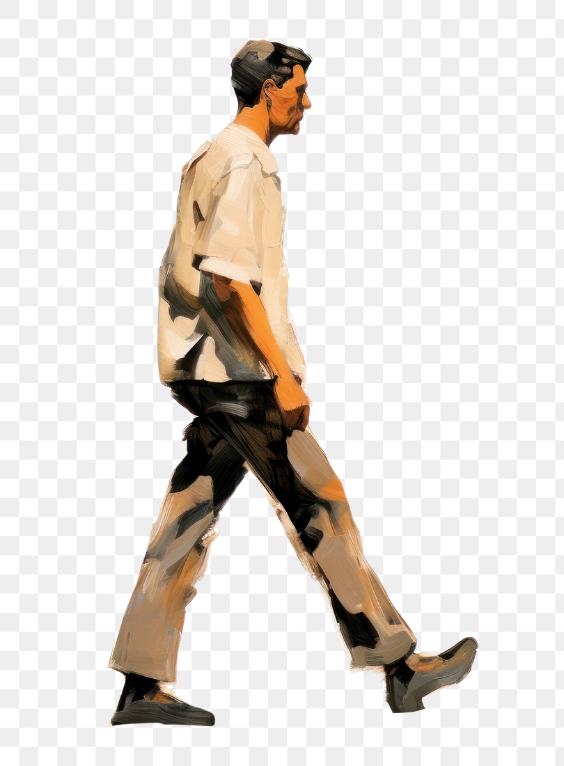 PNG Walking adult man | Premium PNG - rawpixel