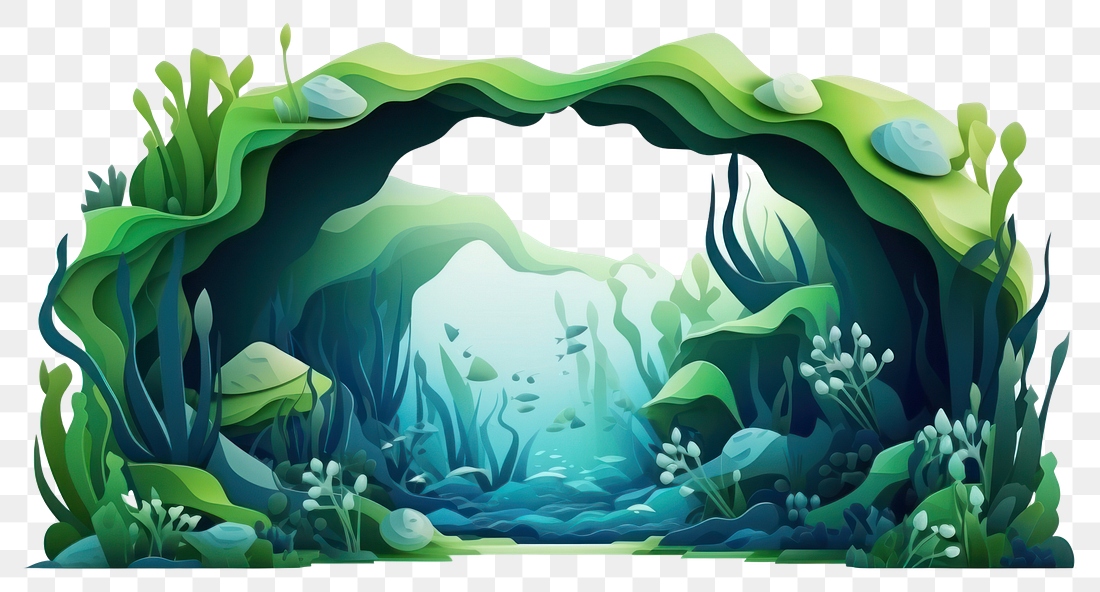 PNG Underwater aquarium outdoors aquatic. | Premium PNG - rawpixel