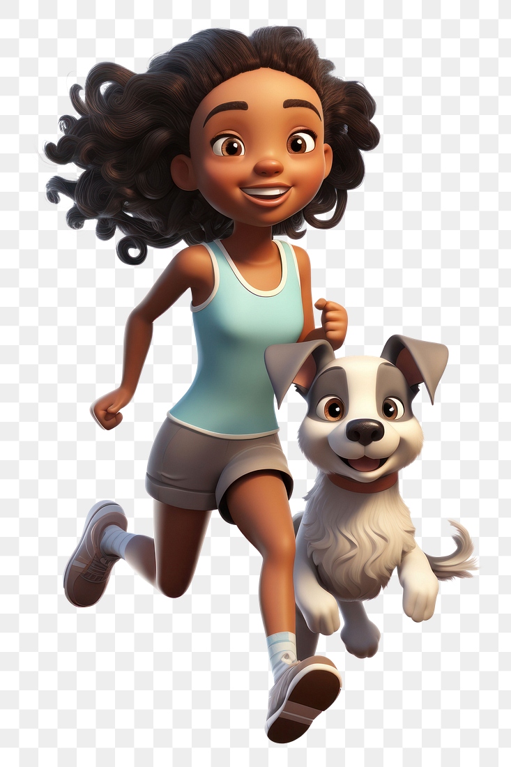 PNG Dog running cartoon cute. | Premium PNG - rawpixel