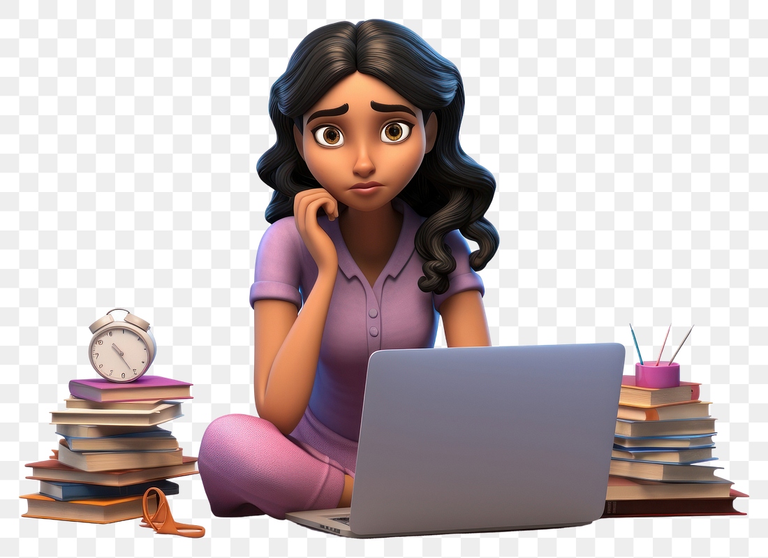 PNG Computer studying portrait sitting. | Premium PNG - rawpixel