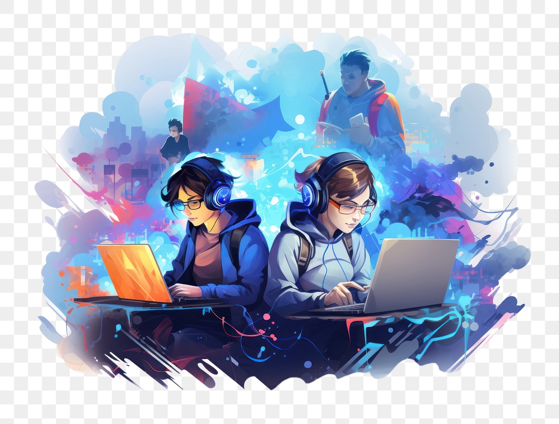 PNG Computer laptop adult togetherness. | Premium PNG - rawpixel