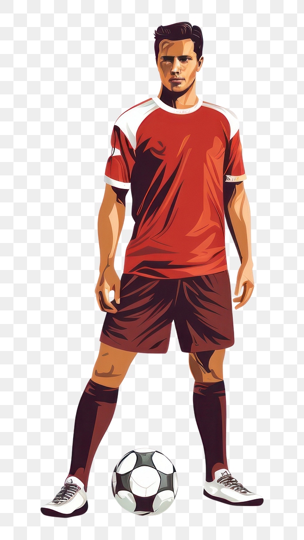 PNG Football standing sports player. | Free PNG - rawpixel