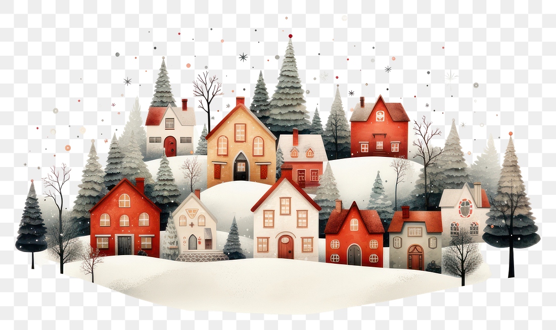 PNG Architecture christmas building drawing | Premium PNG - rawpixel