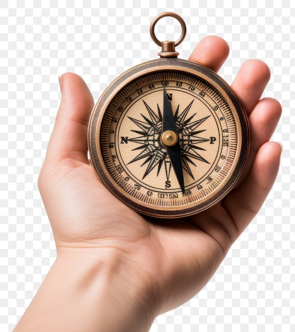 PNG Compass hand white background | Free PNG - rawpixel