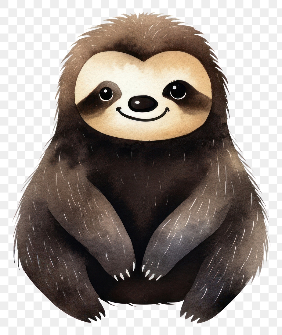 PNG Wildlife animal mammal sloth. | Premium PNG - rawpixel