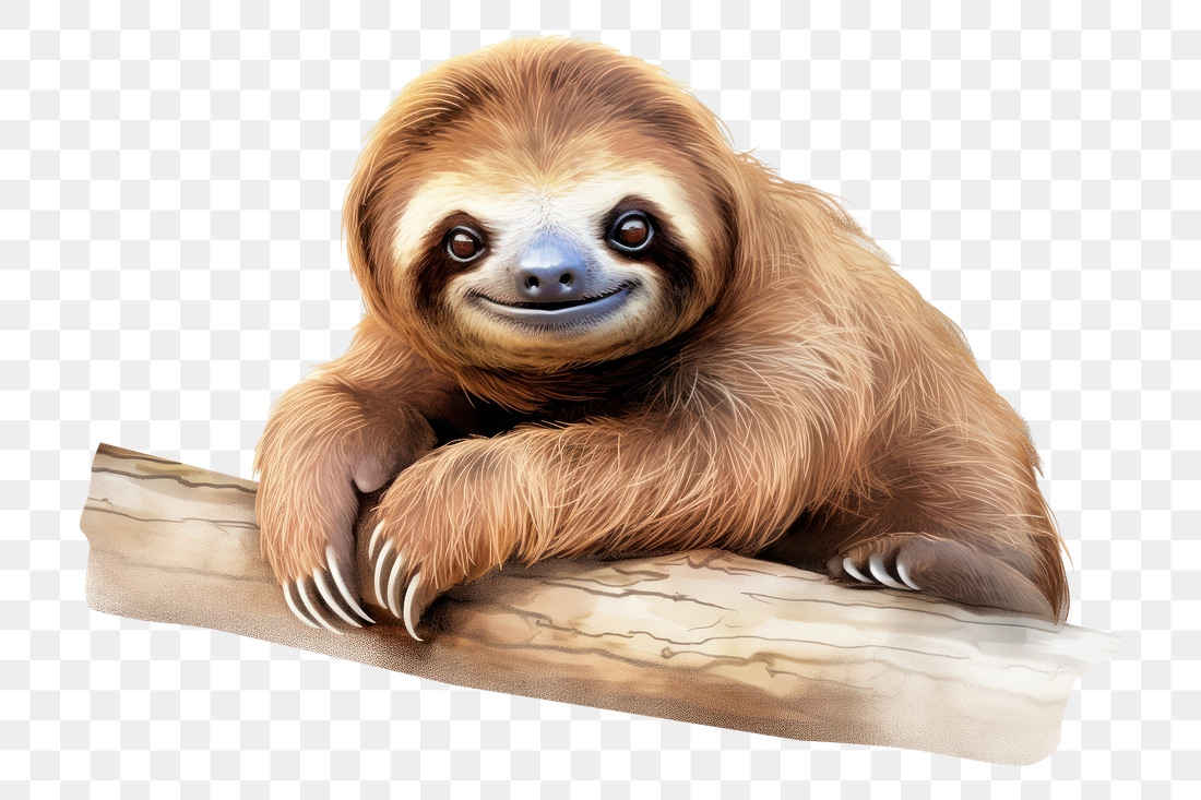 Wildlife animal mammal sloth | Premium PNG - rawpixel