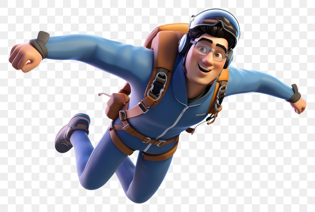 PNG Skydiving adult white background | Premium PNG - rawpixel