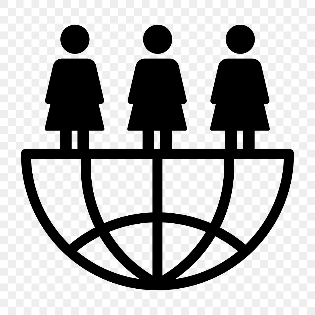 PNG women empowerment flat icon, | Free Icons - rawpixel