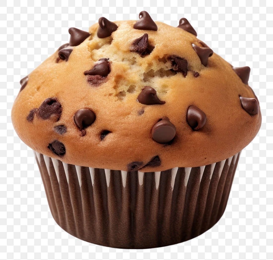 PNG Chocolate chip muffin dessert | Premium PNG - rawpixel