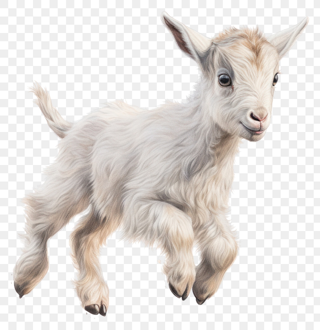 PNG Baby Goat jumping livestock | Premium PNG - rawpixel