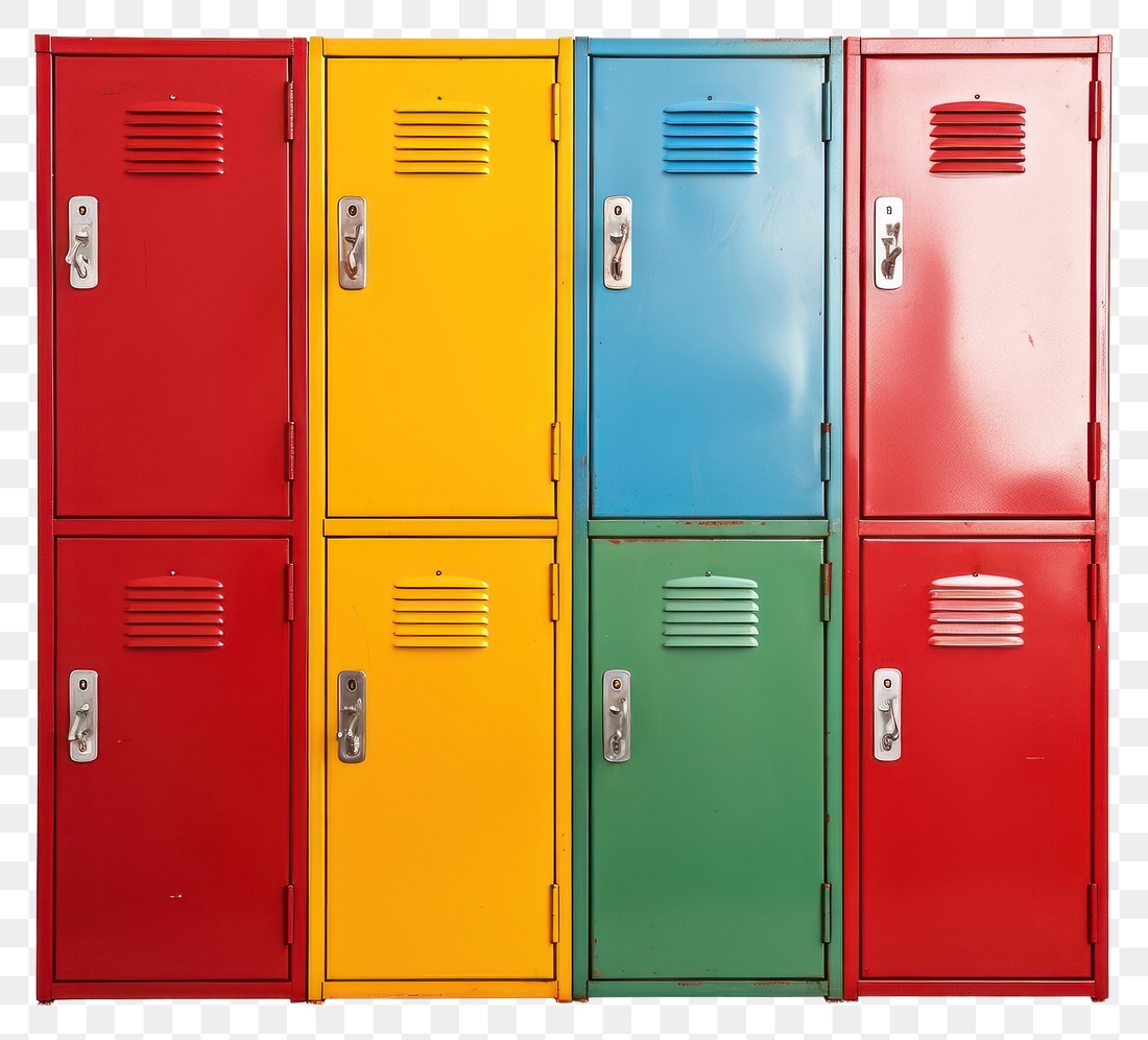PNG School lockers white background | Premium PNG - rawpixel
