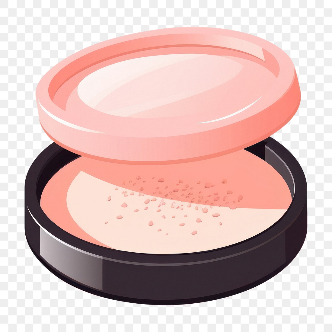PNG Cosmetics powder circle person. | Premium PNG - rawpixel