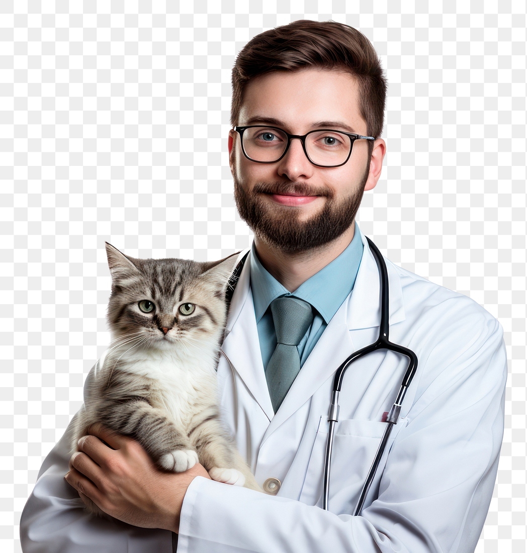 PNG Vet man veterinarian mammal | Premium PNG - rawpixel