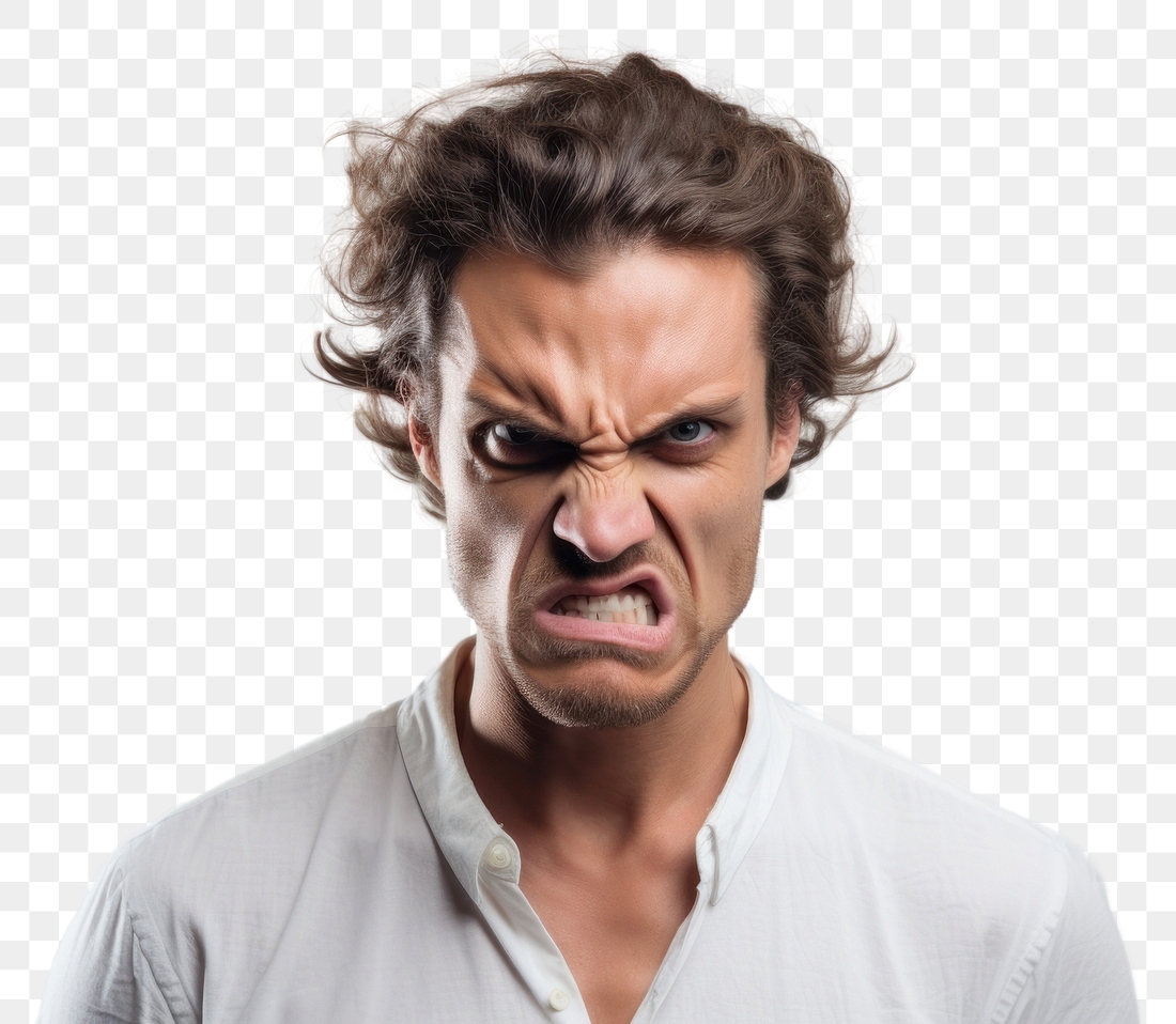 PNG Male angry face portrait | Premium PNG - rawpixel