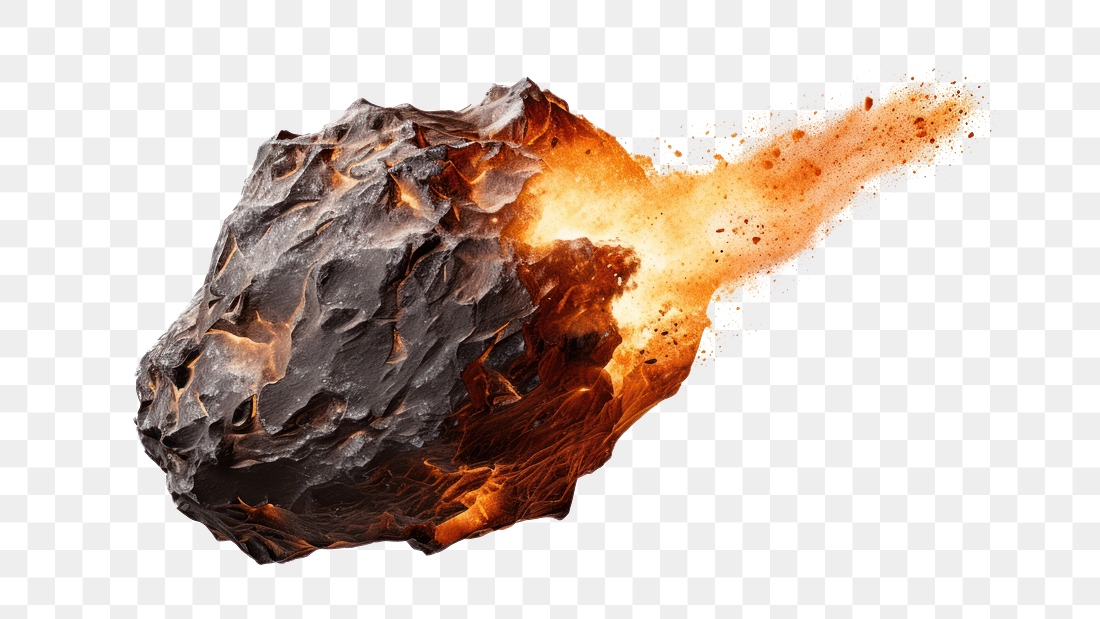PNG Meteor outdoors rock fire | Free PNG - rawpixel