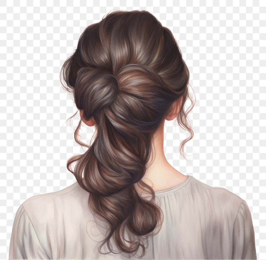 PNG Drawing adult woman back. | Premium PNG - rawpixel