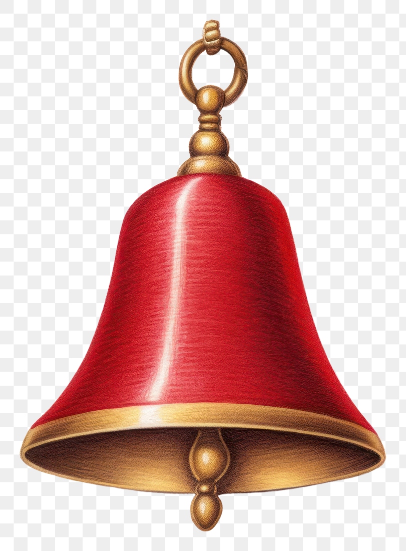 PNG Bell red white background | Premium PNG - rawpixel