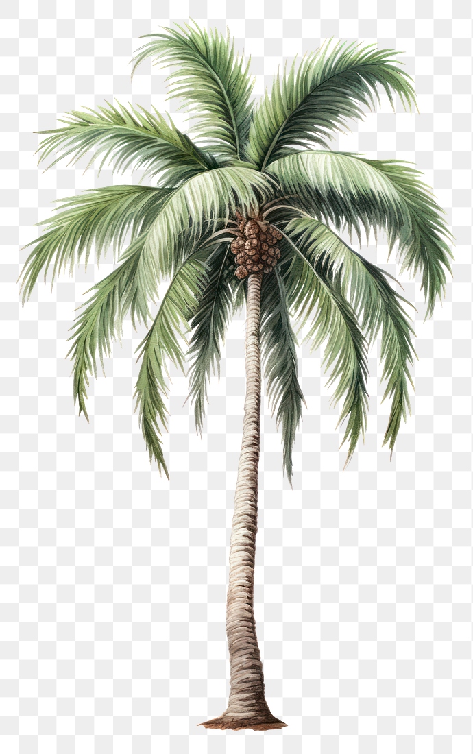 PNG Palm tree drawing plant | Premium PNG - rawpixel