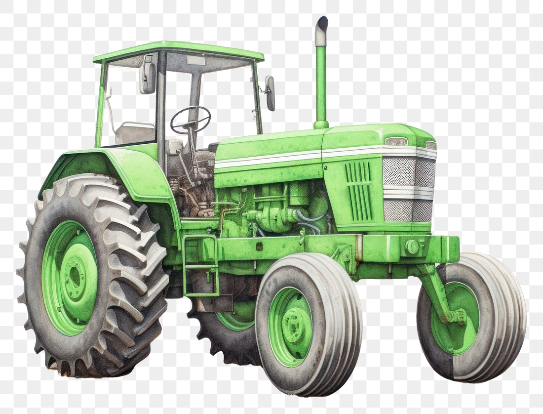 PNG Farming tractor vehicle drawing | Premium PNG - rawpixel