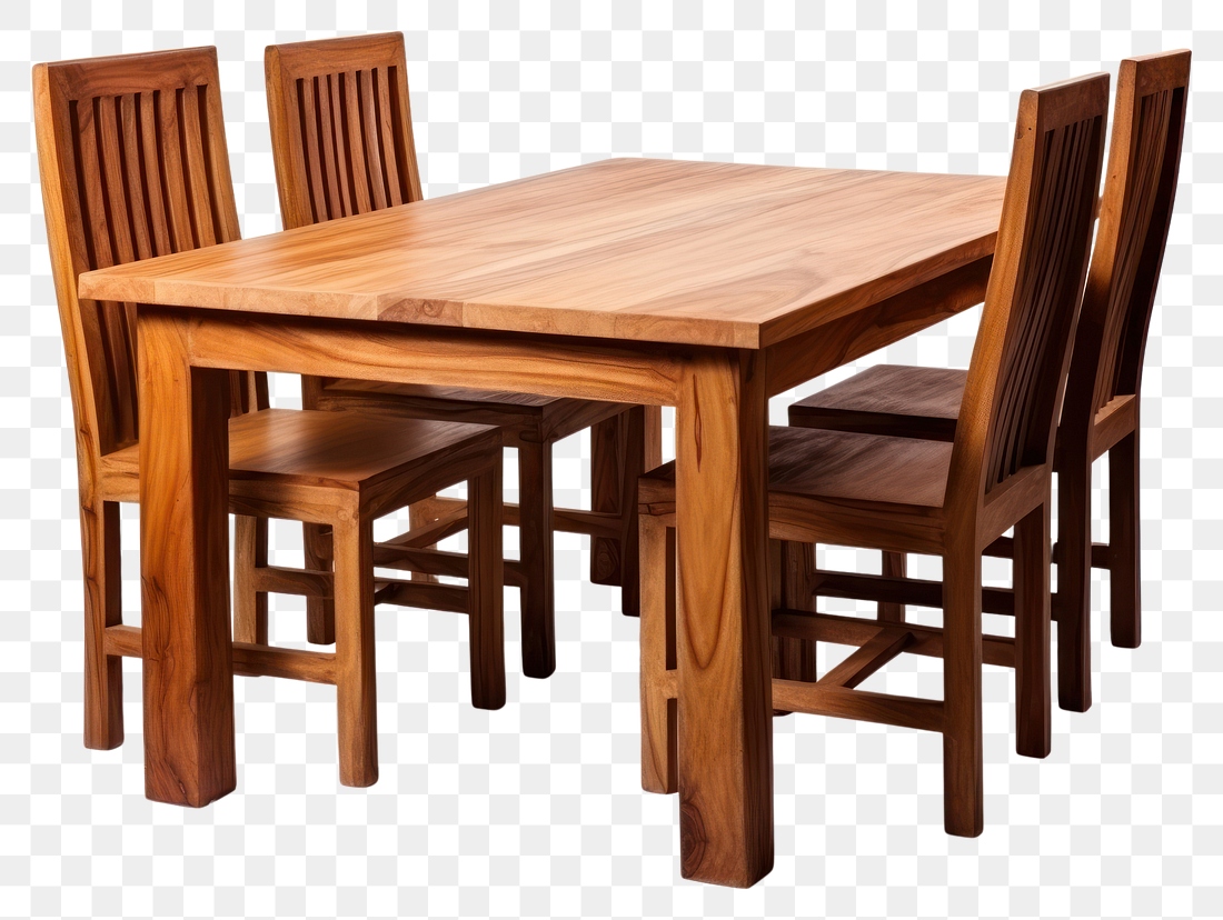 PNG Table chair wood architecture. | Free PNG - rawpixel