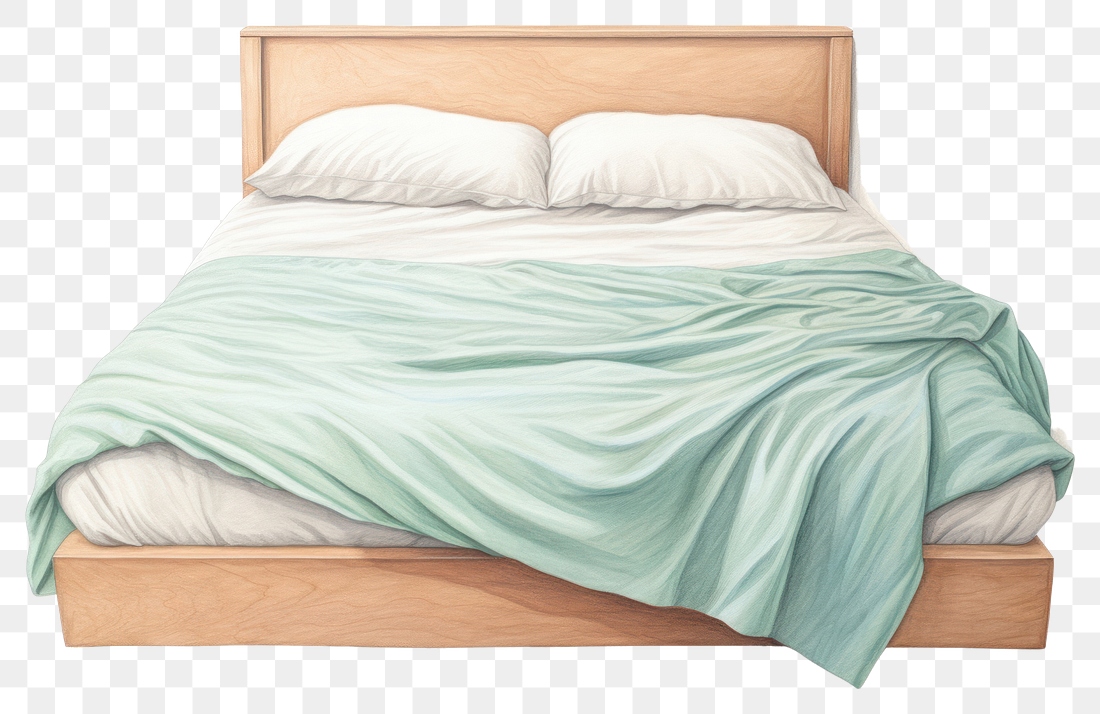 PNG Bed furniture blanket bedroom. | Premium PNG - rawpixel