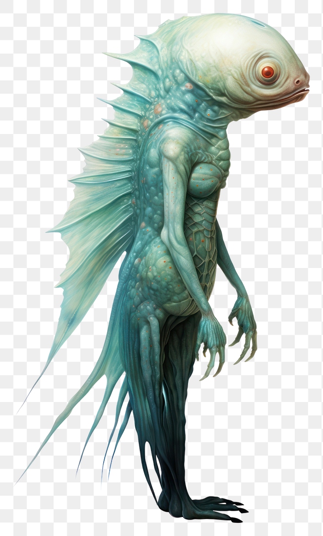PNG Alien fish animal alien. | Premium PNG - rawpixel