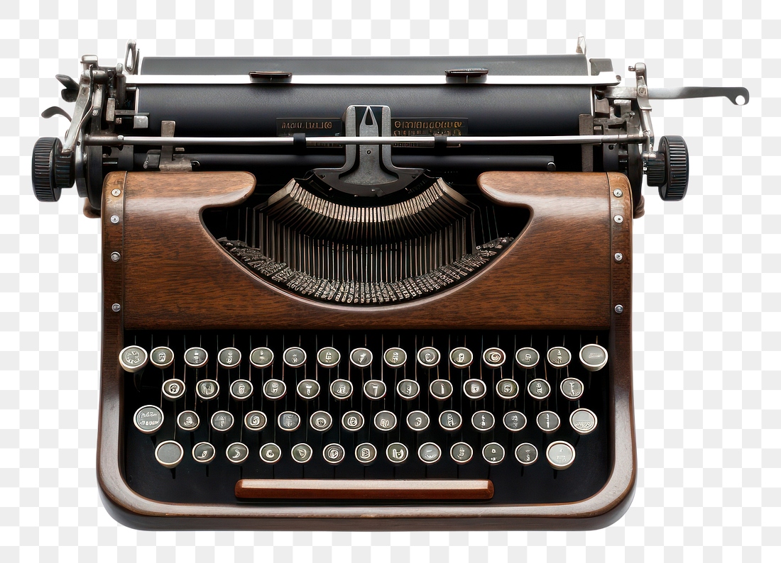 PNG Correspondence electronics technology typewriter. | Premium PNG ...