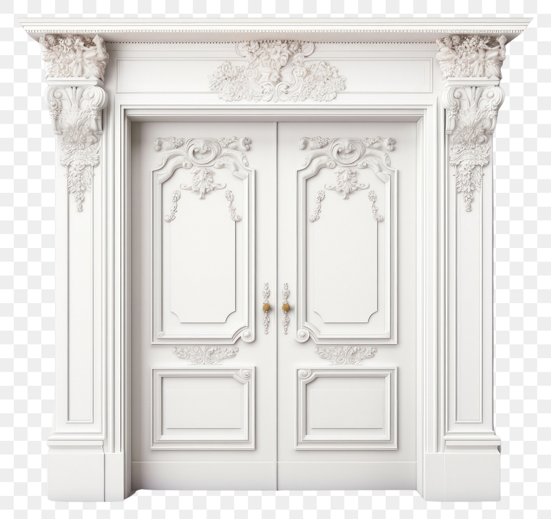 PNG Door white architecture fireplace | Free PNG - rawpixel