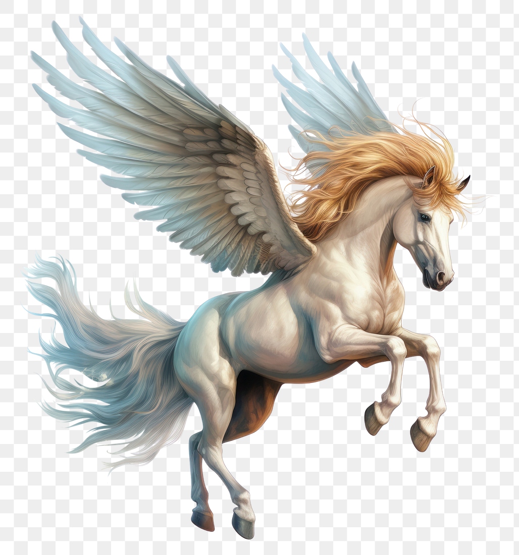 PNG Pegasus animal mammal flying | Free PNG - rawpixel