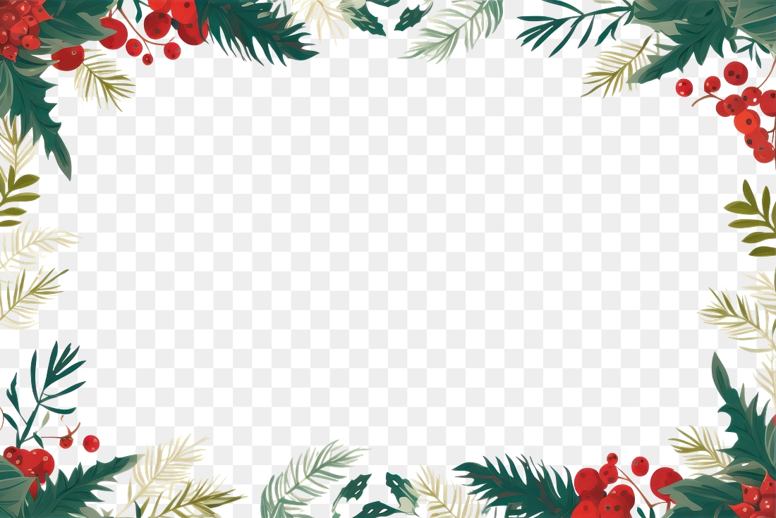 PNG Christmas invitation border backgrounds | Premium PNG - rawpixel
