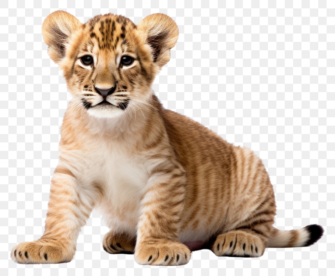 PNG Baby liger wildlife animal | Free PNG - rawpixel