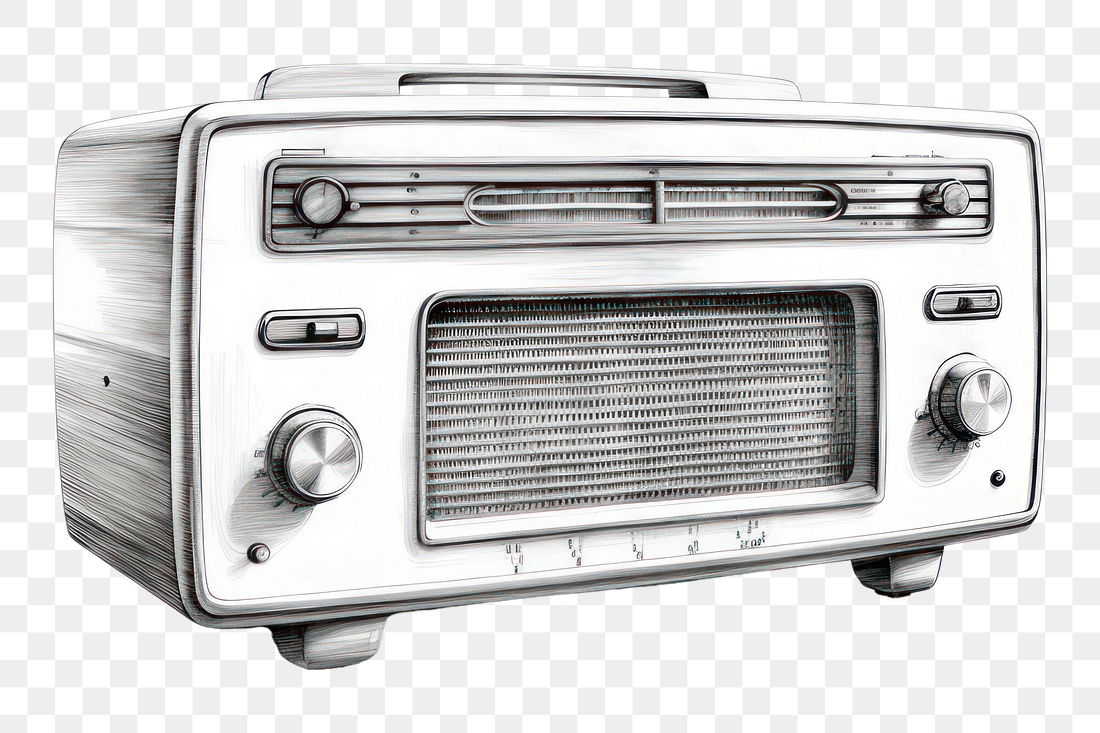 PNG Radio pencil sketch electronics | Free PNG - rawpixel