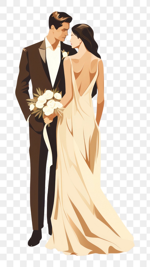 PNG Wedding dress standing fashion. | Premium PNG - rawpixel