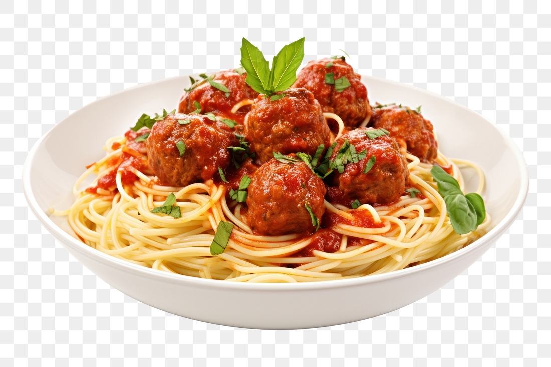 PNG Spaghetti meatball pasta food | Premium PNG - rawpixel