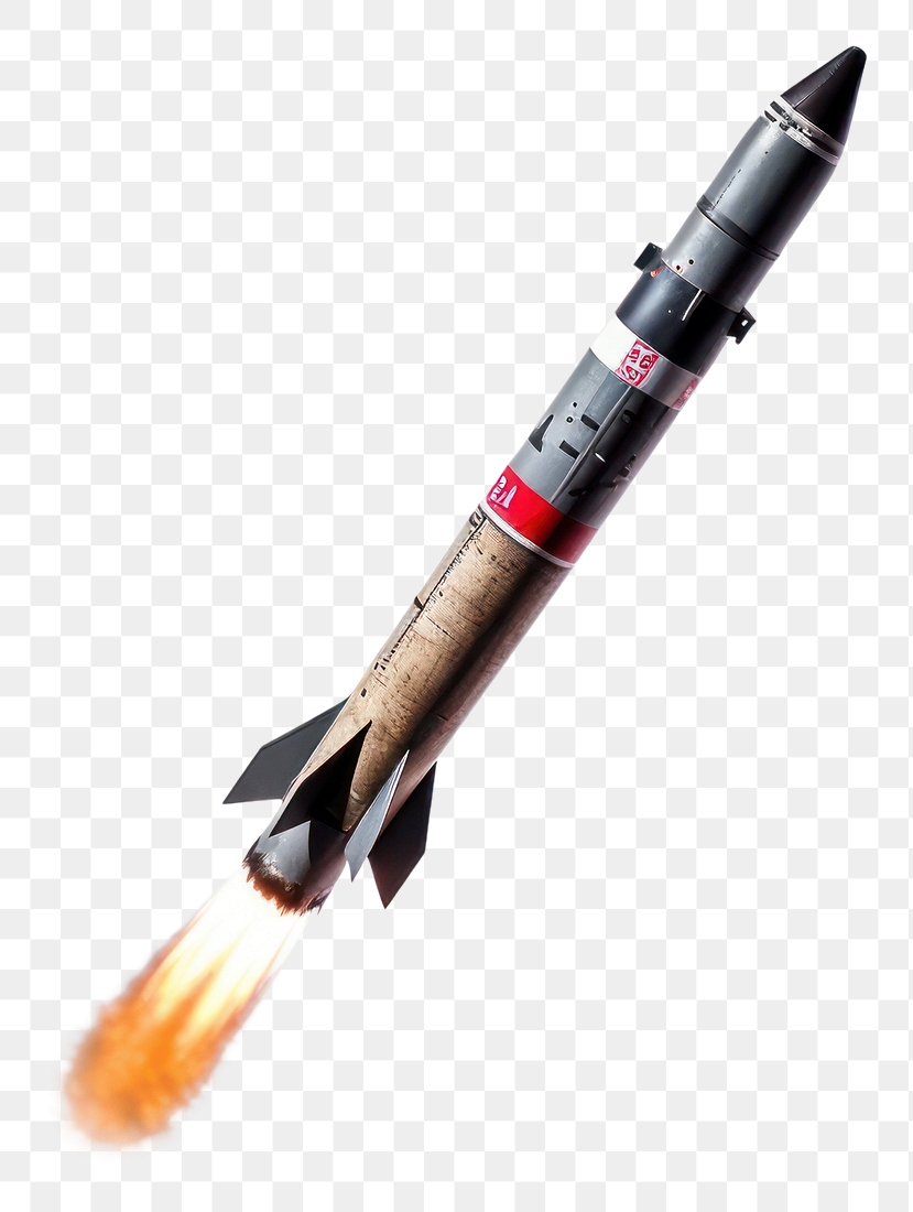 PNG Missile rocket white background | Free PNG - rawpixel