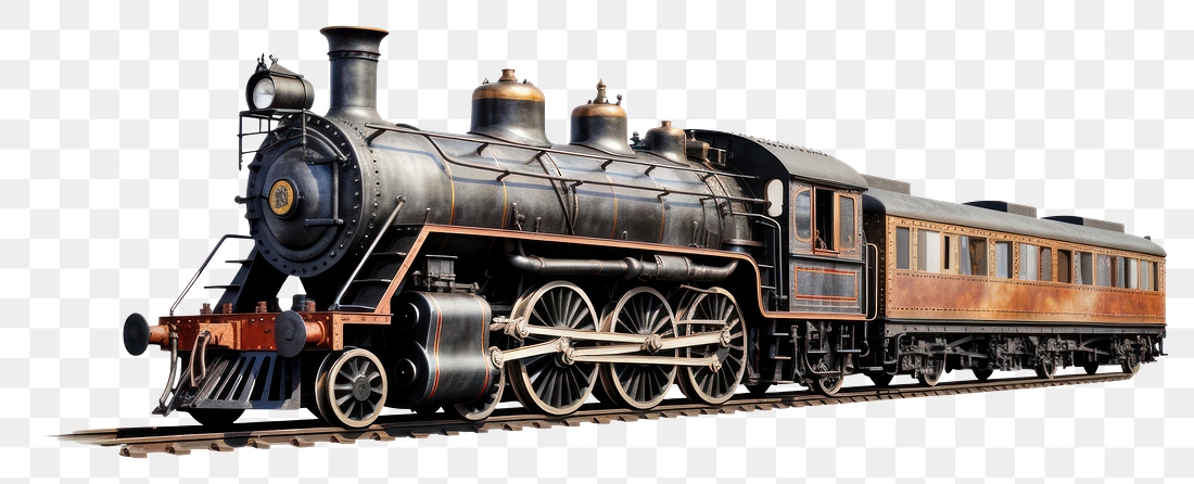 PNG Classic train locomotive vehicle | Premium PNG - rawpixel