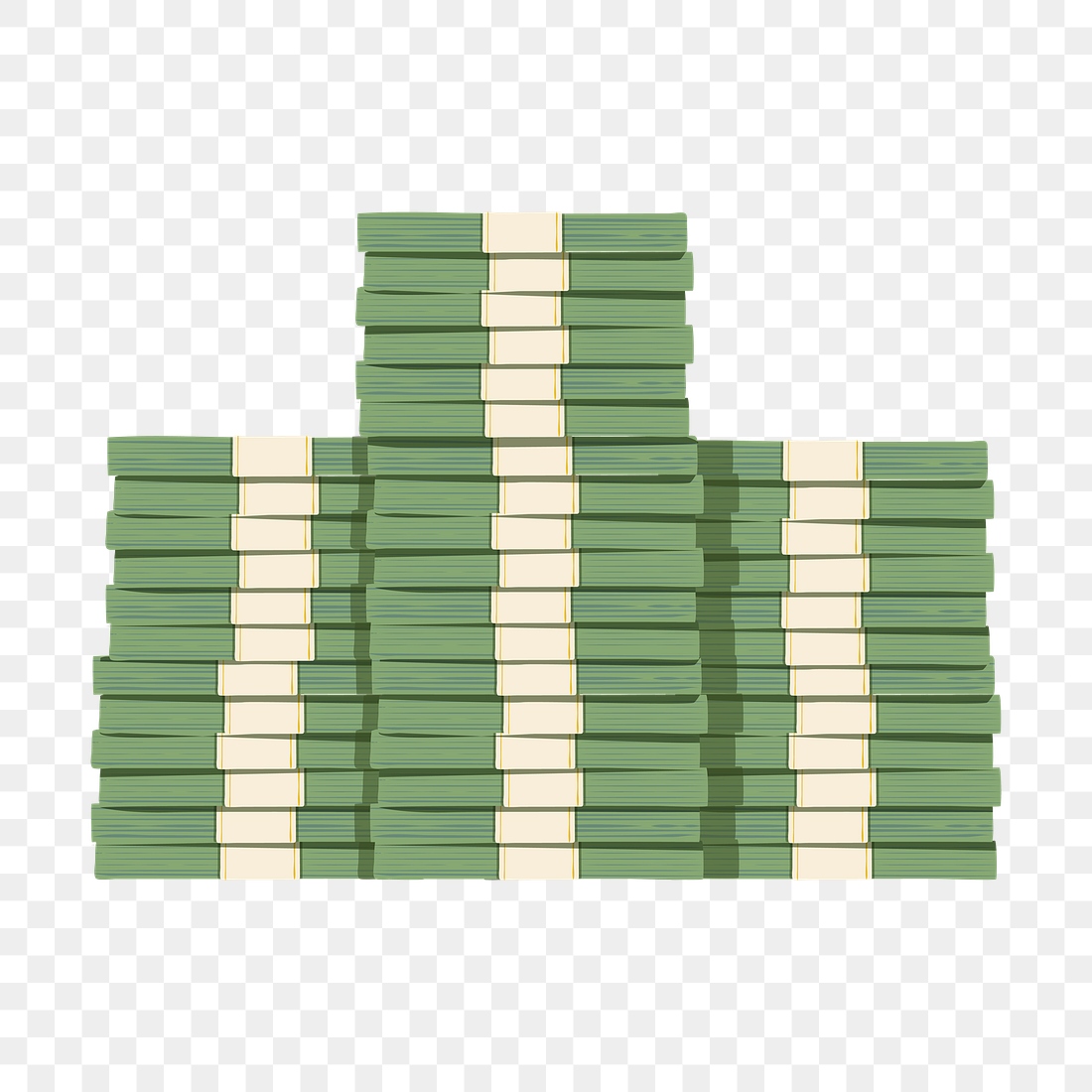 Money stack png, aesthetic illustration, | Premium PNG - rawpixel
