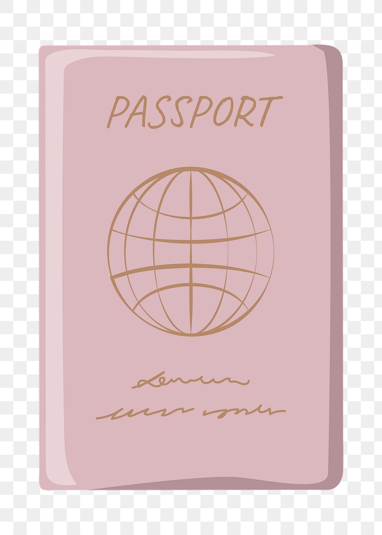 Travel passports png, aesthetic illustration, | Premium PNG - rawpixel