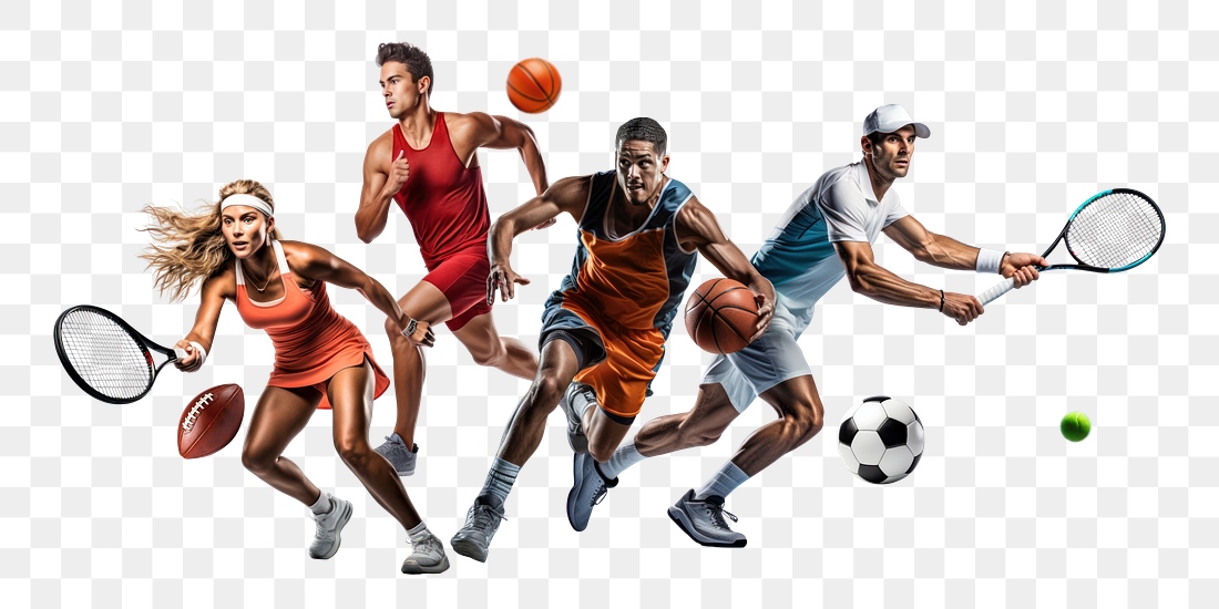 Competitive sports png, activity remix | Premium PNG - rawpixel