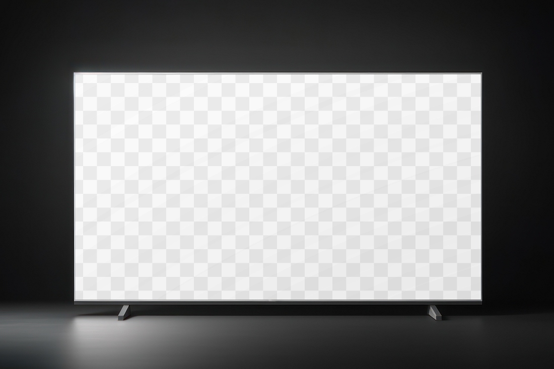 Smart TV screen png mockup, | Premium PNG - rawpixel