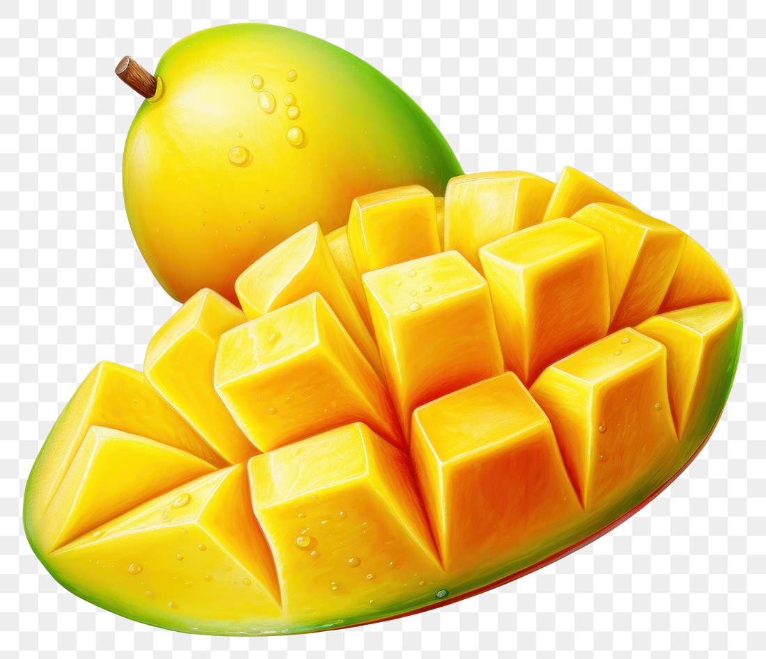 PNG Mango fruit yellow plant. | Premium PNG - rawpixel