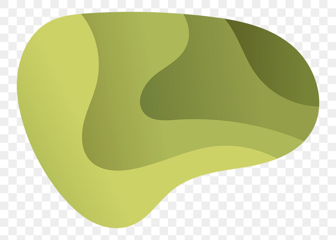 Green organic shape png, transparent | Premium PNG - rawpixel