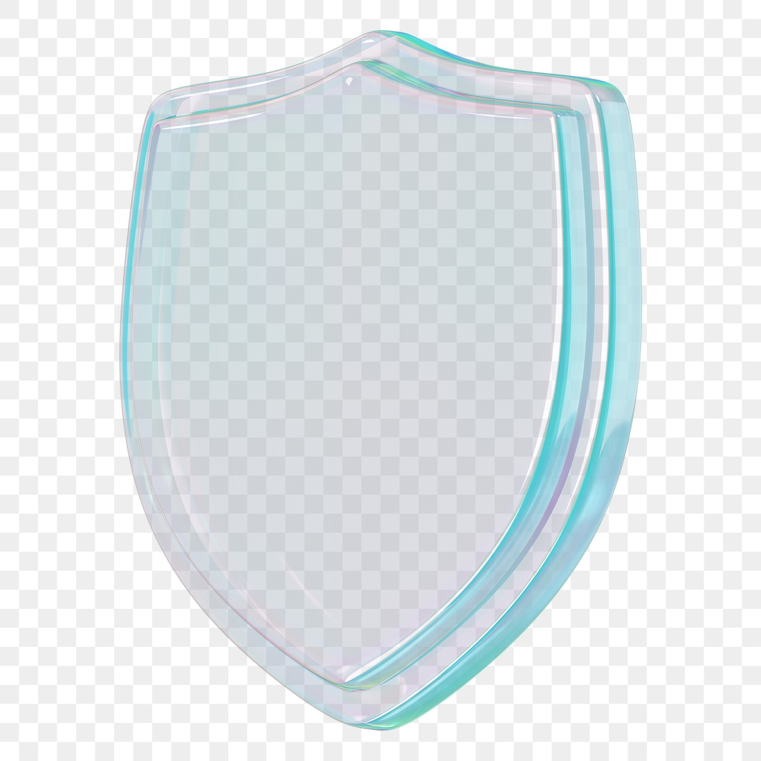 3D shield png holographic protective | Premium PNG - rawpixel