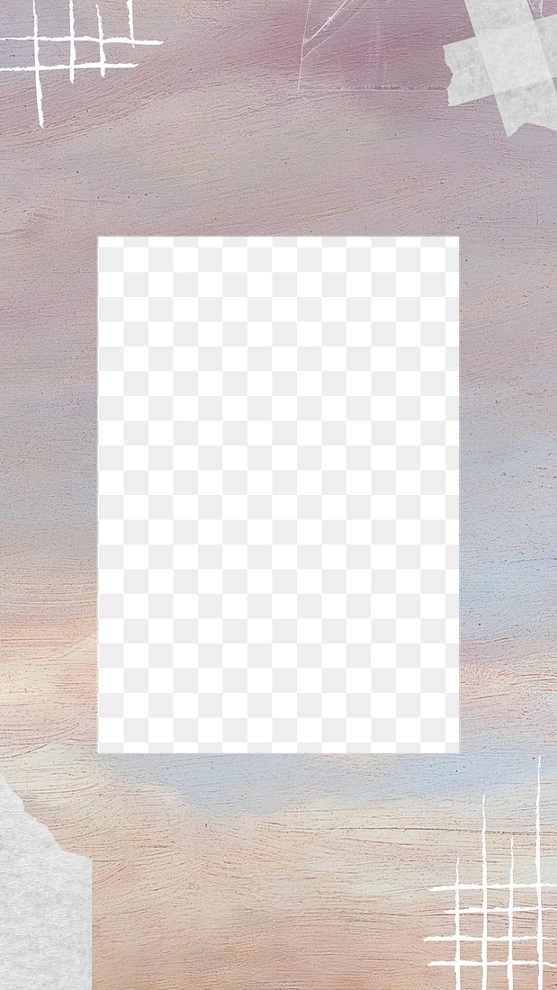 Pastel sky frame png, transparent | Premium PNG - rawpixel
